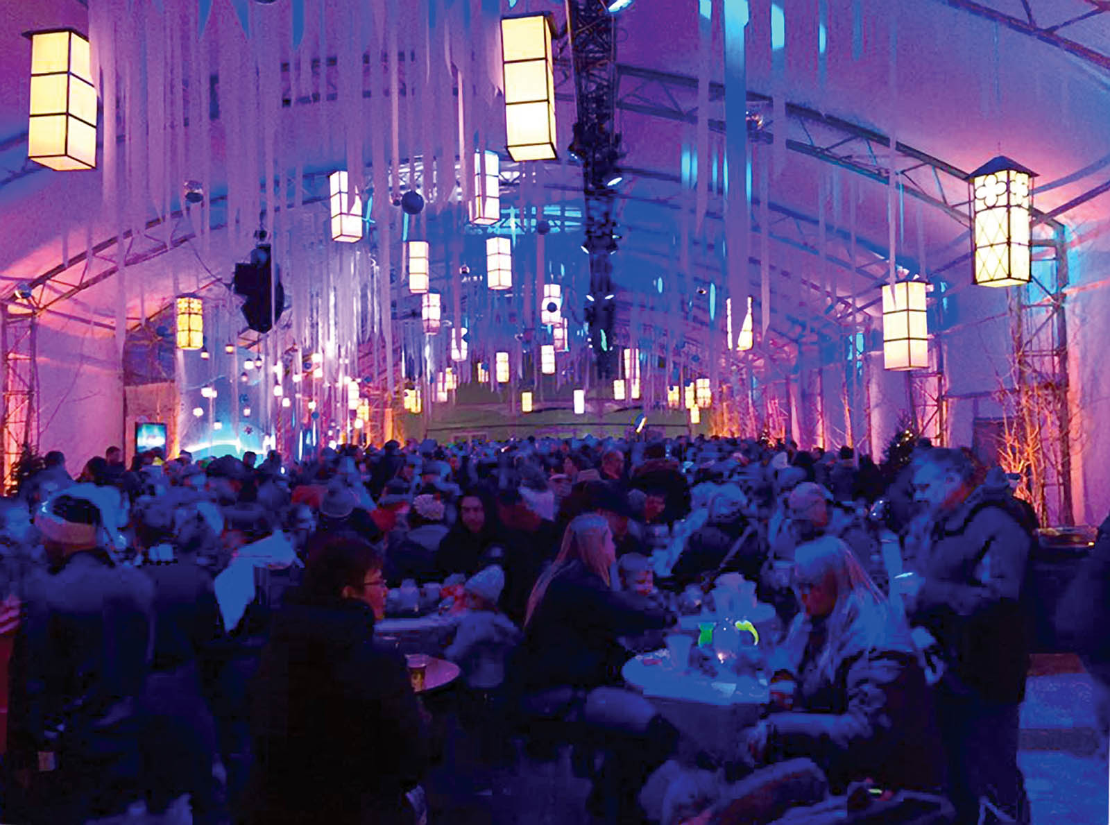 Snowflake soirée benefits families - InTents