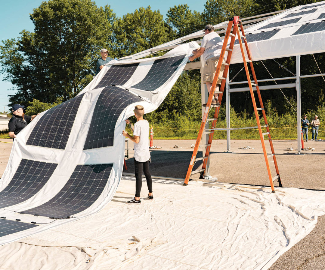 Solar canopies - InTents